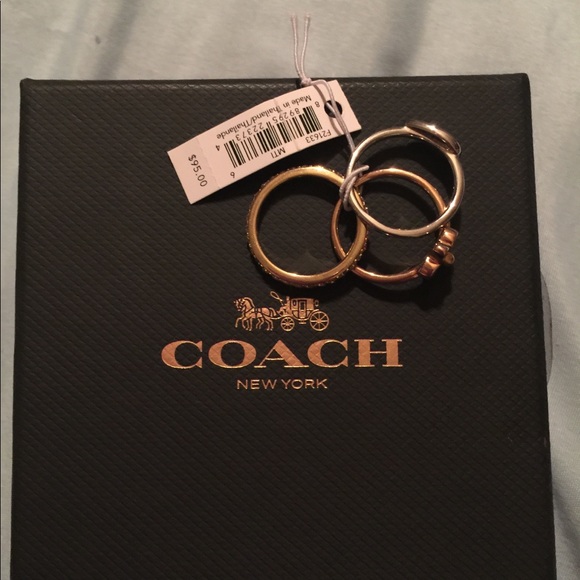 Coach | Jewelry | Coach Wildflower Bouquet Ring Set | Poshmark